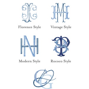 Katherine Menu | Floral Watercolor Crest With Monogram Wedding Menus - Etsy