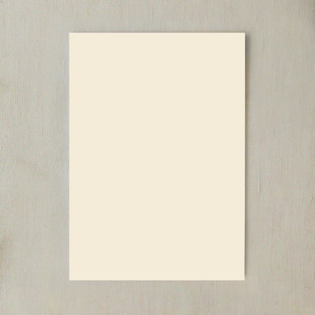 Ivory Card Stock Paper - Etsy