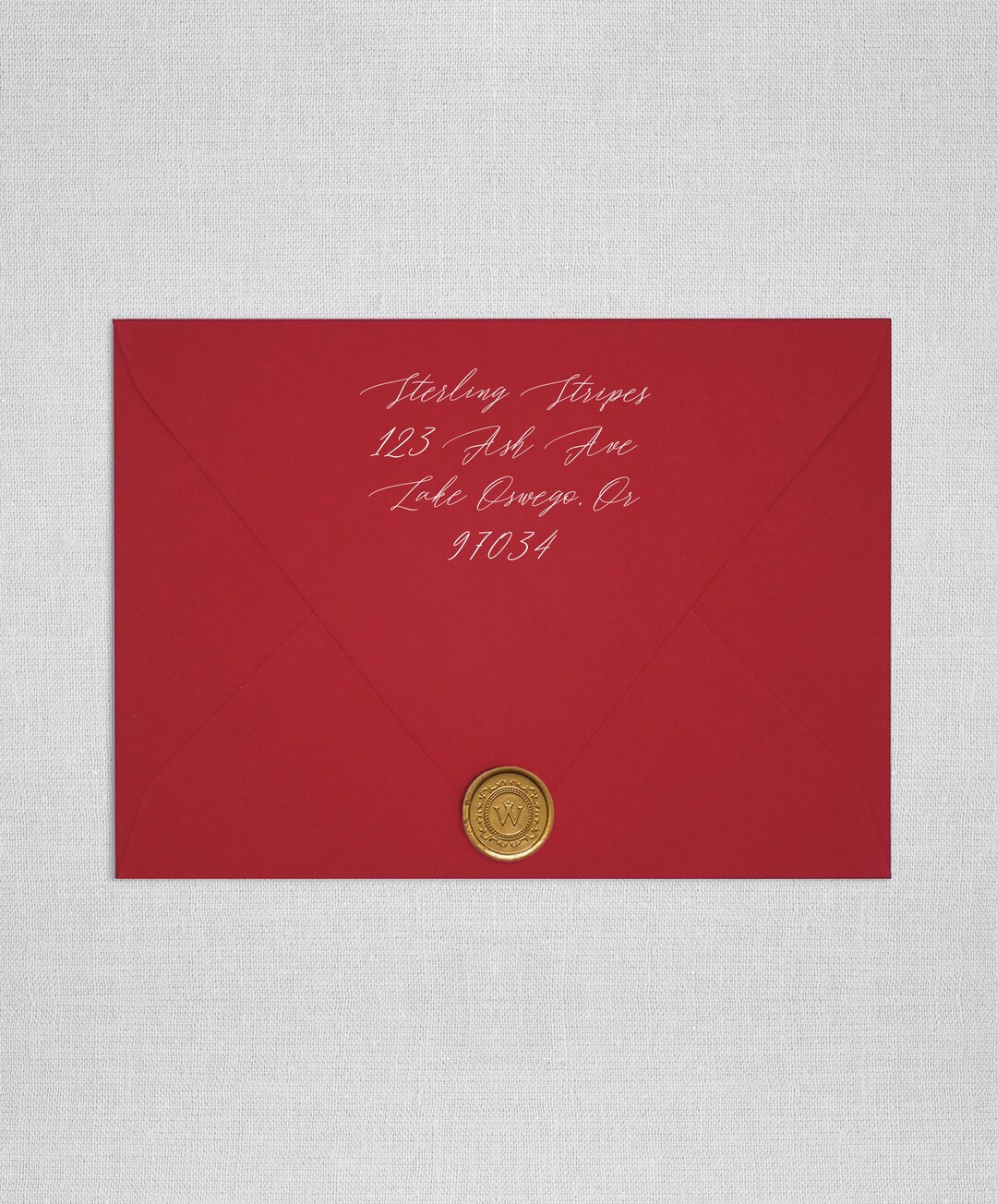 Red Christmas Envelopes | Pointed Flap Envelopes - Etsy