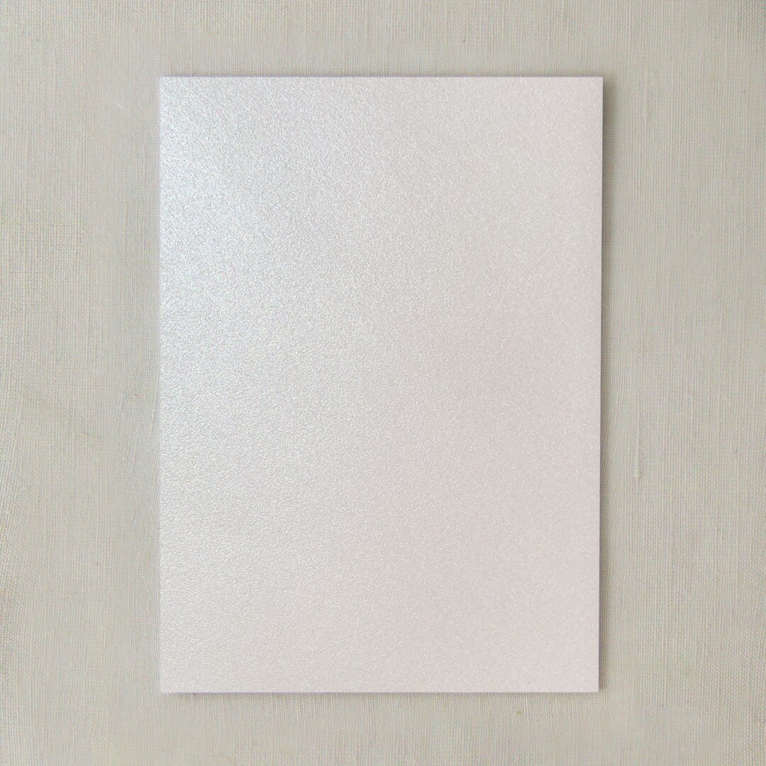 Crystal Cardstock Paper | White Metallic Paper - Etsy