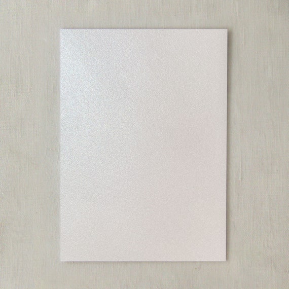Quartz Cardstock Paper Off-white Metallic Paper - Etsy