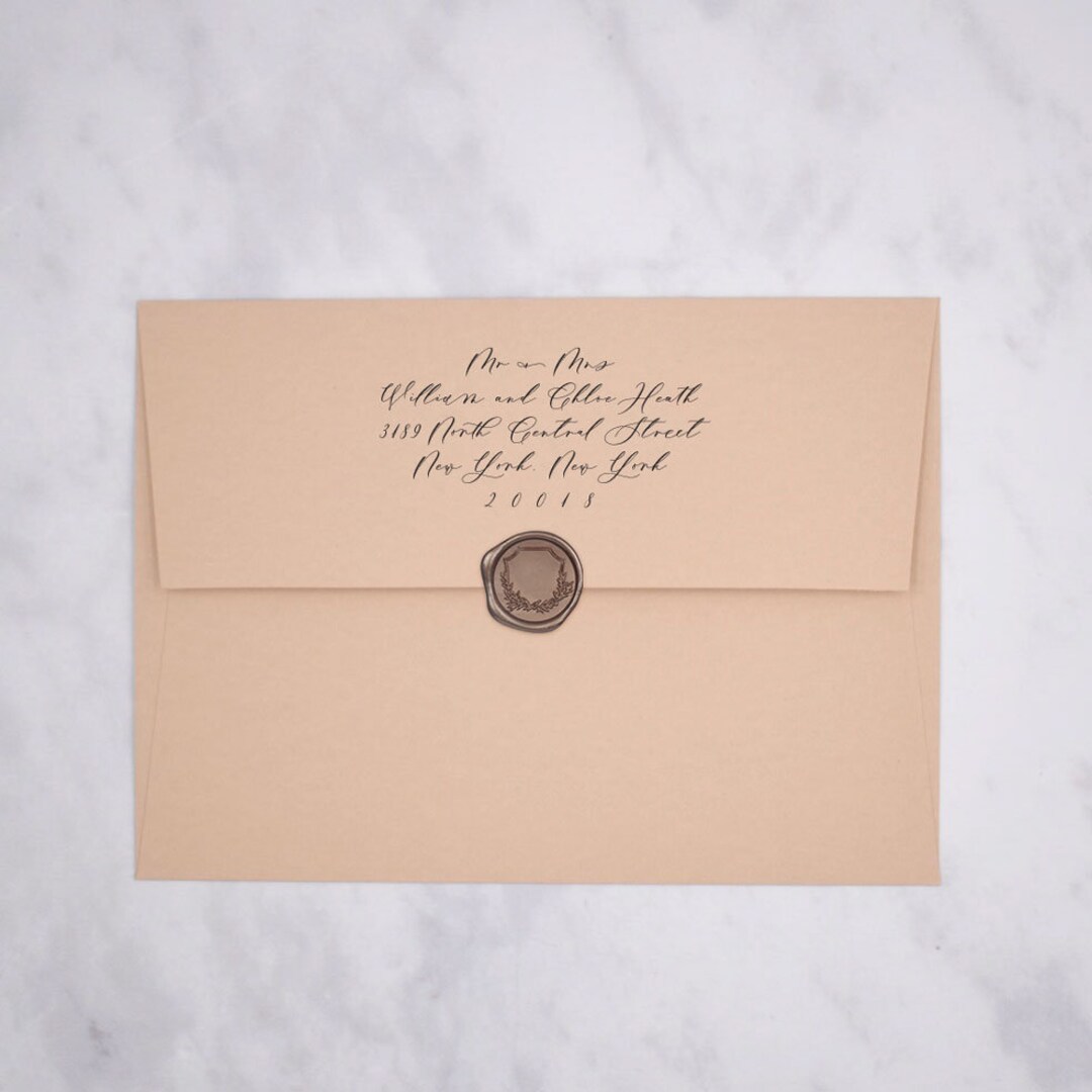Stone Envelopes Straight Flap Envelopes | Beige Wedding Envelopes ...