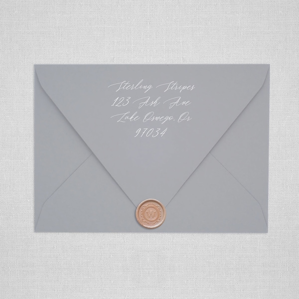 Grey Envelopes - Etsy