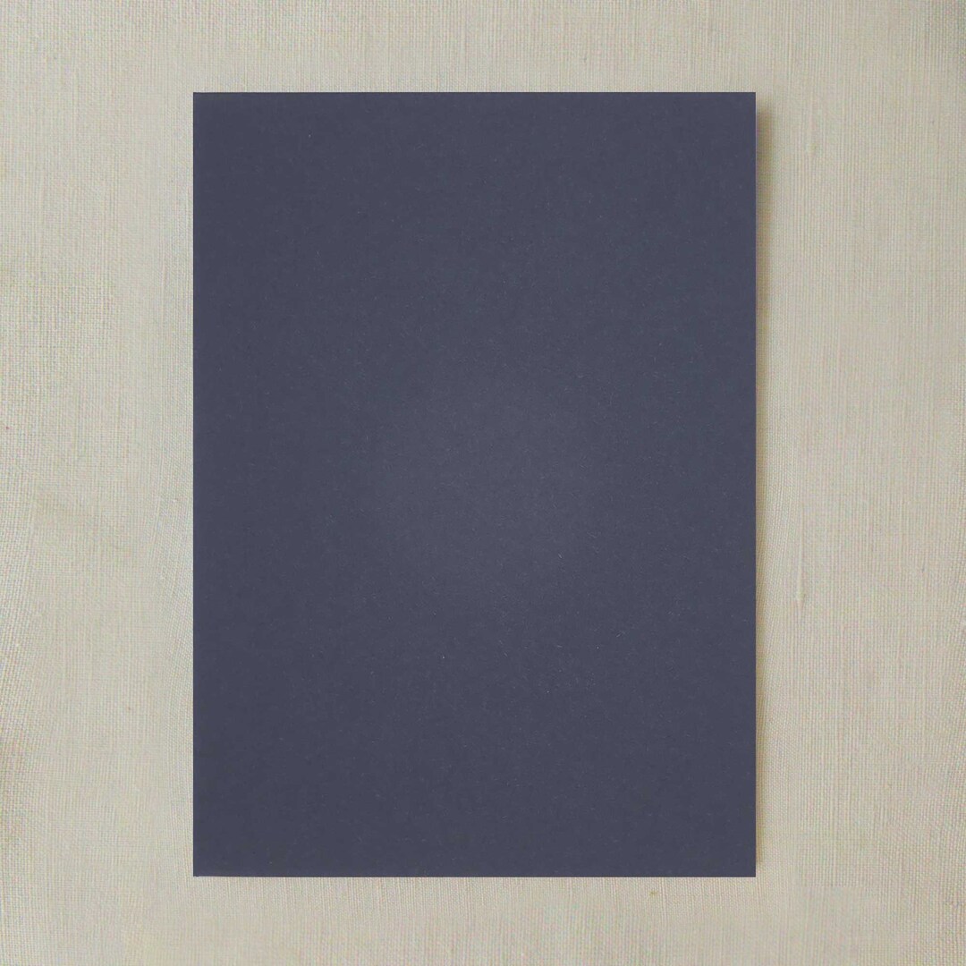 Dark Navy Blue Cardstock Paper - Etsy