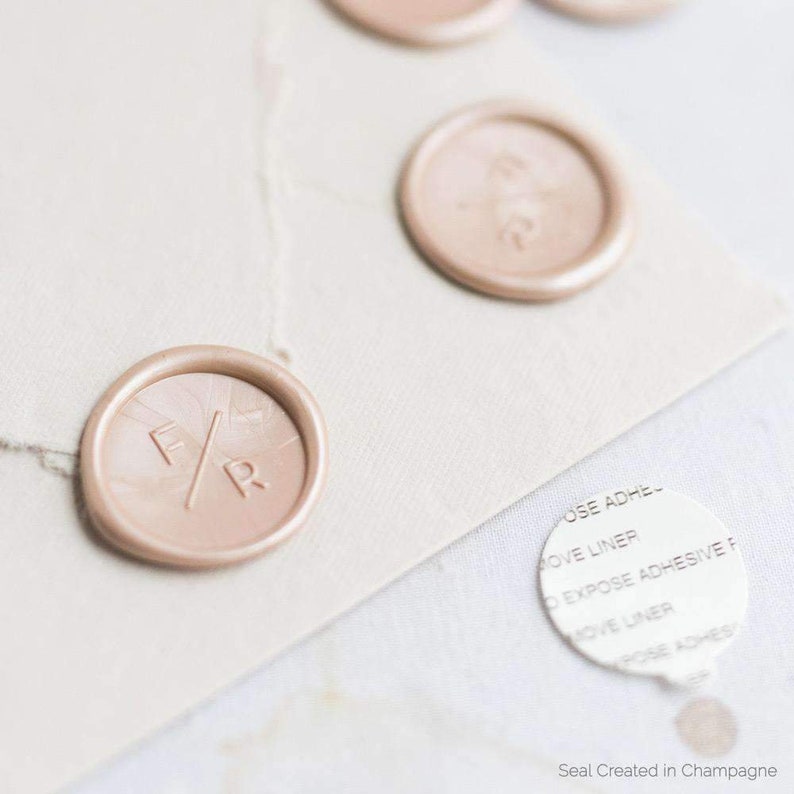 Modern Monogram Wax Seals With Bar Crossed Cleo Monogram Wax | Etsy