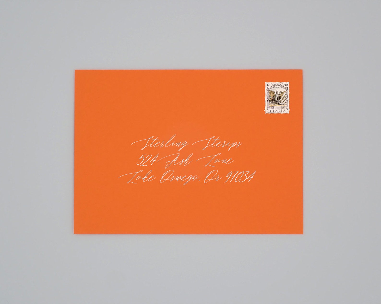 Orange Wedding Envelopes | Mandarin Pointed Flap Envelopes - Etsy