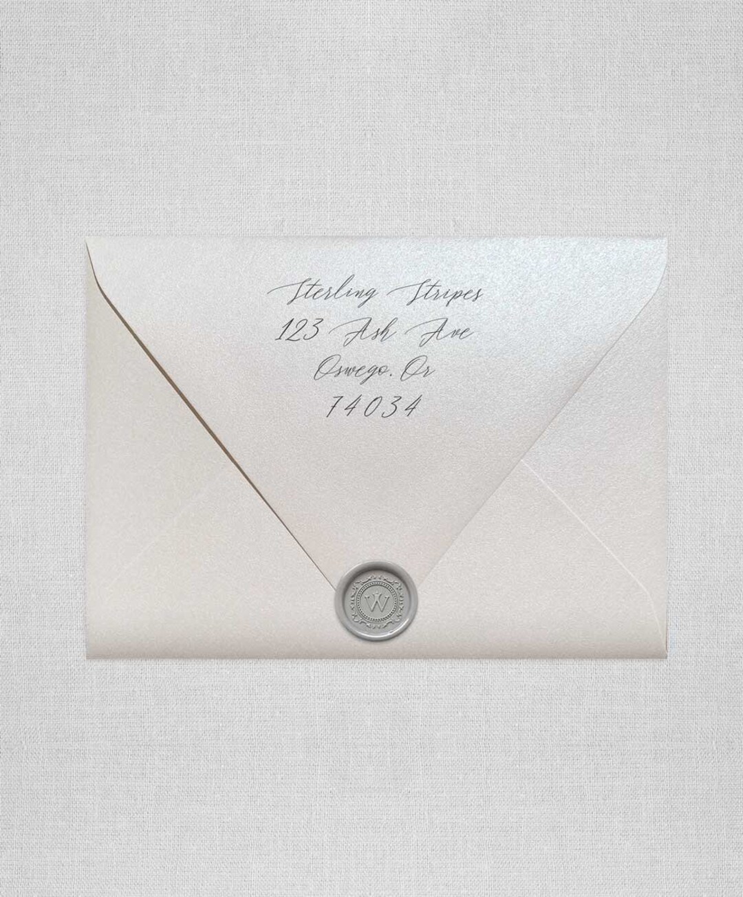 Quartz Metallic Wedding Envelopes | White Metallic Pointed Flap ...