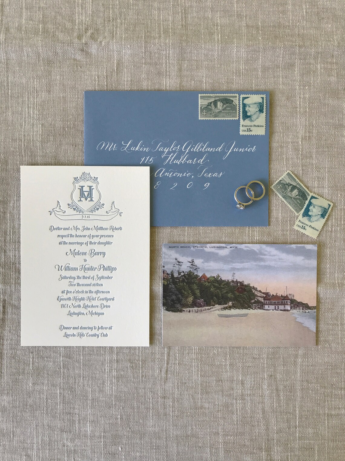 Custom Letterpress Wedding Invitation Wedding Invitations - Etsy