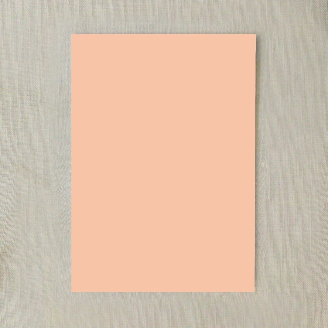 Peach Cardstock Paper - Etsy