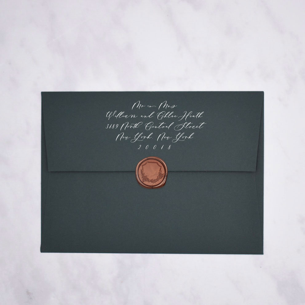 Racing Green Straight Flap Envelopes | Etsy