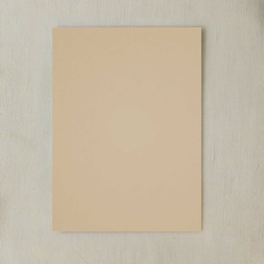 Khaki Card Stock Paper - Etsy