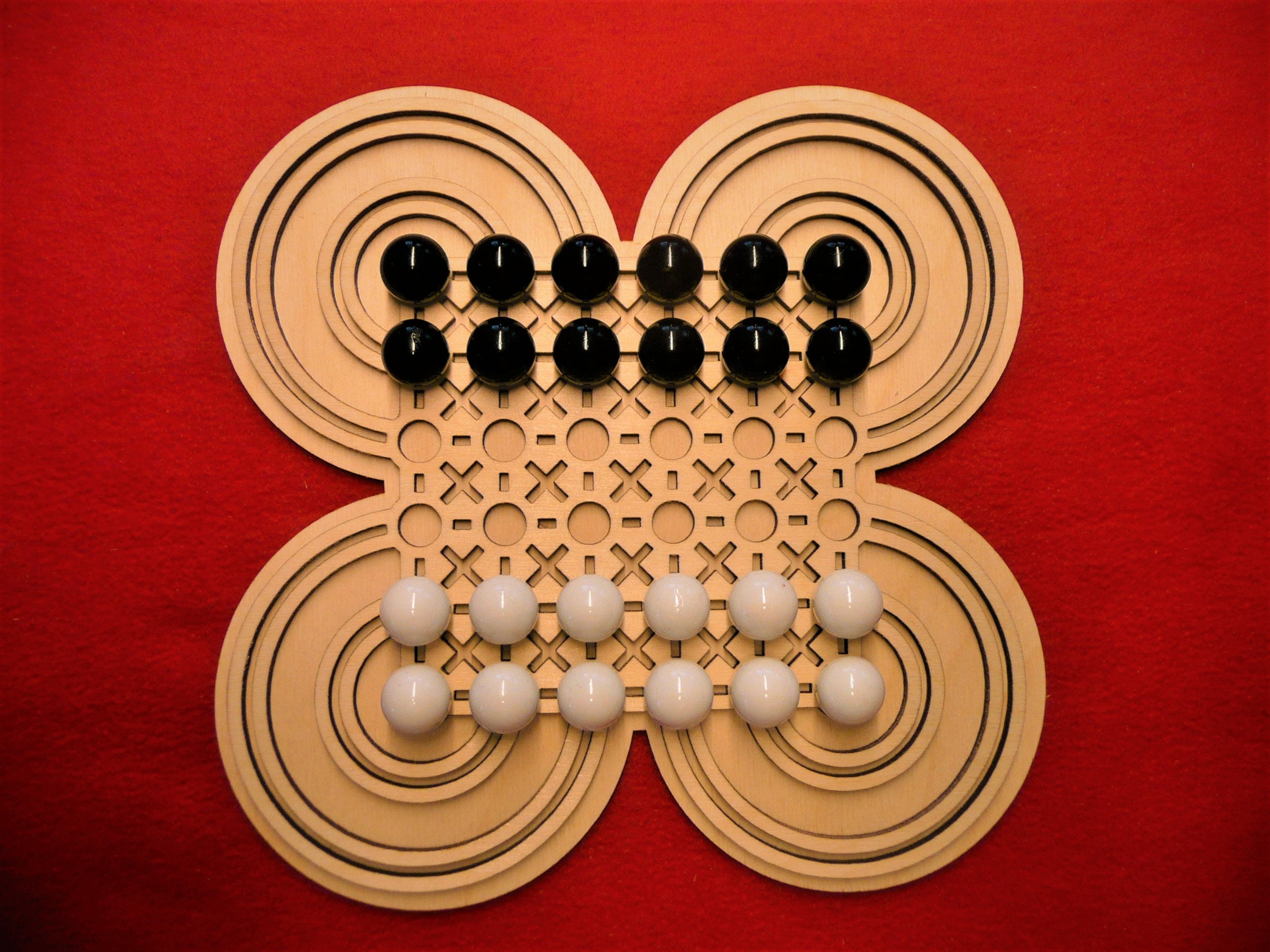 SURAKARTA Board Game Wooden Strategy Game 3D - Etsy UK