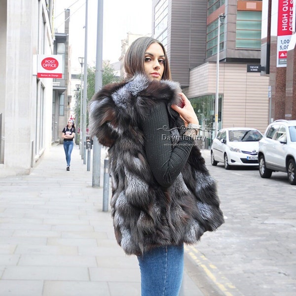 Fur Cropped Vest - Etsy