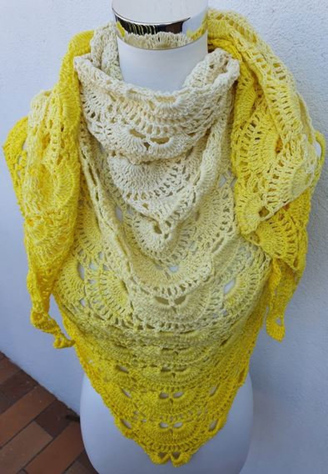 Beautiful Virus Scarf Color Design yellow Citrine - Etsy UK