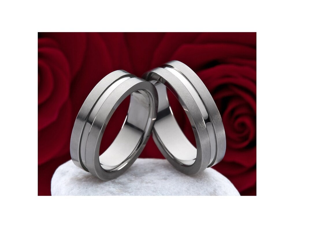 Partner Rings Titanium - Etsy