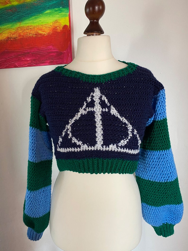 Deathly Hallows Crop Sweater PATTERN - Etsy