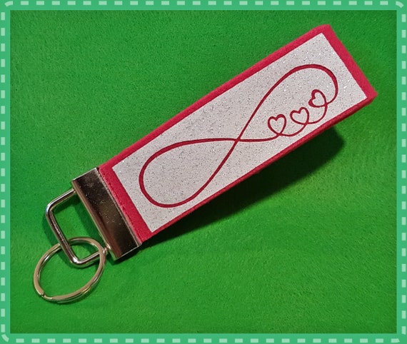 Glitter Tape Banner Keychain Symbol Key Gift Lucky Charm | Etsy