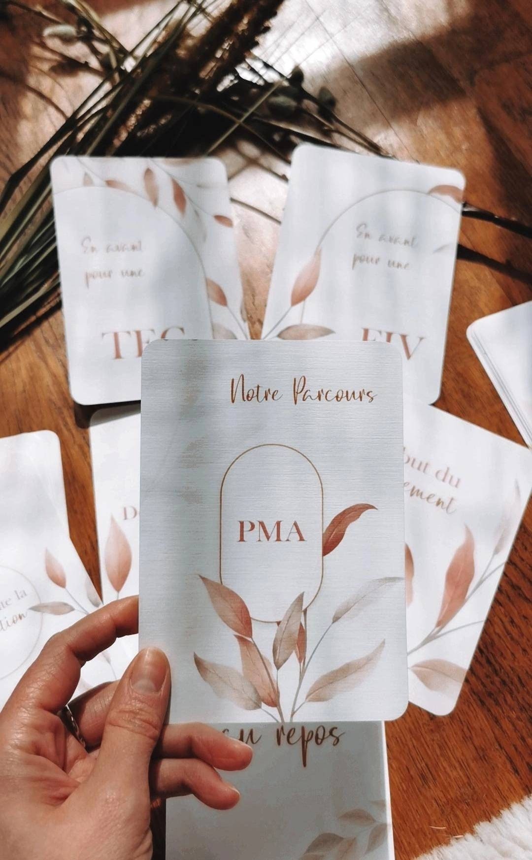 Cartes étapes PMA, cartes étapes FIV, cartes étapes bébé, cartes étapes ...