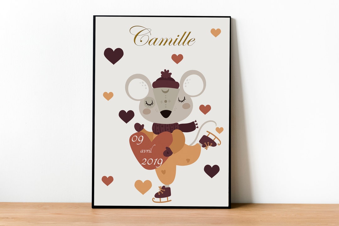 Personalized Birth Poster, Personalized Baby Birth Poster, Personalized ...