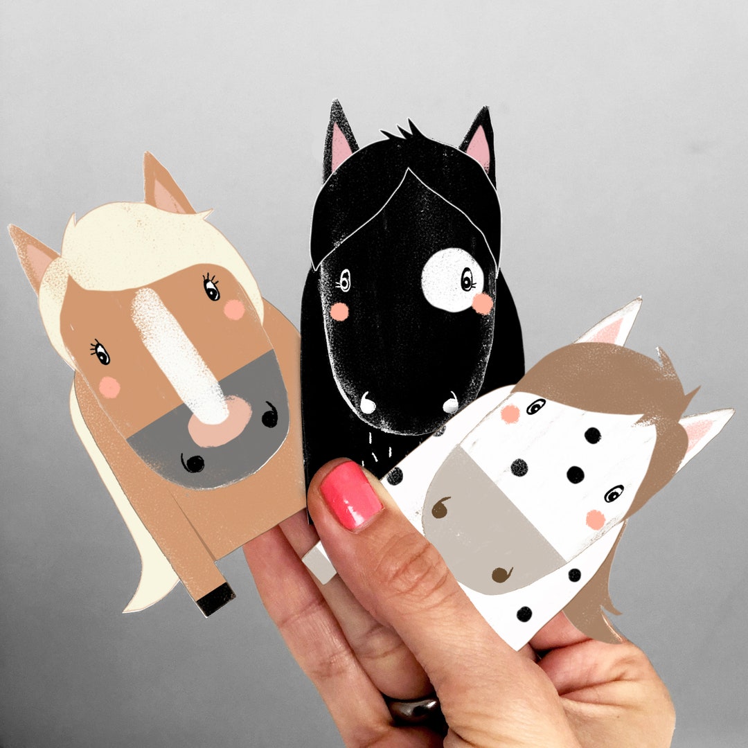 Marque-page « Chevaux » | Enfants | Cadeau pour enfants | Lecture ...