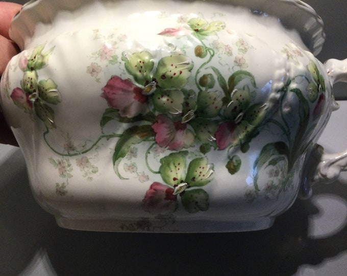 Copeland Spode Chamber Pot, Kensington Pattern, Blue and White Floral ...