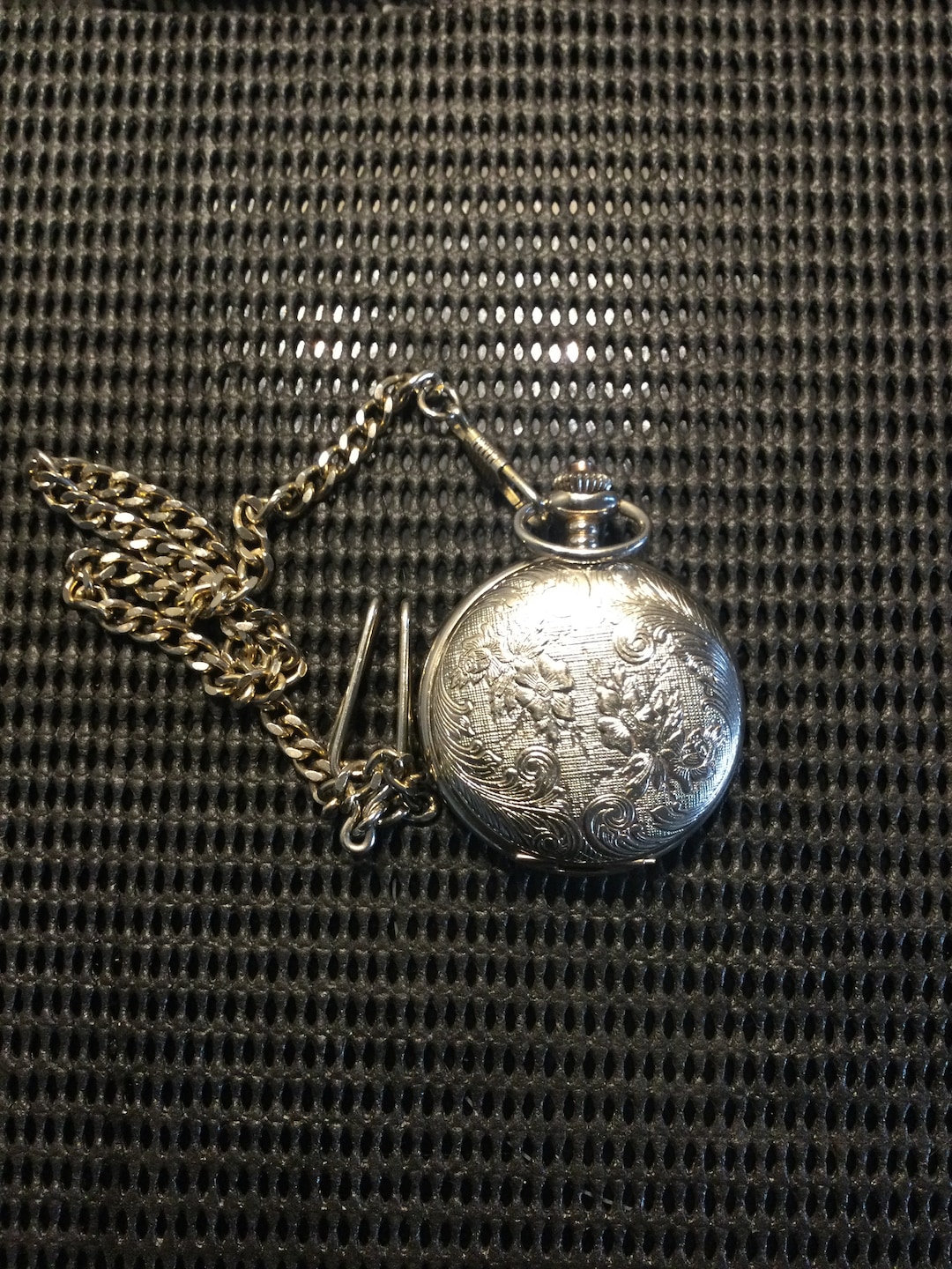 Fox and Simpson Half Hunter Skeleton Pocket Watch and Chain - Etsy