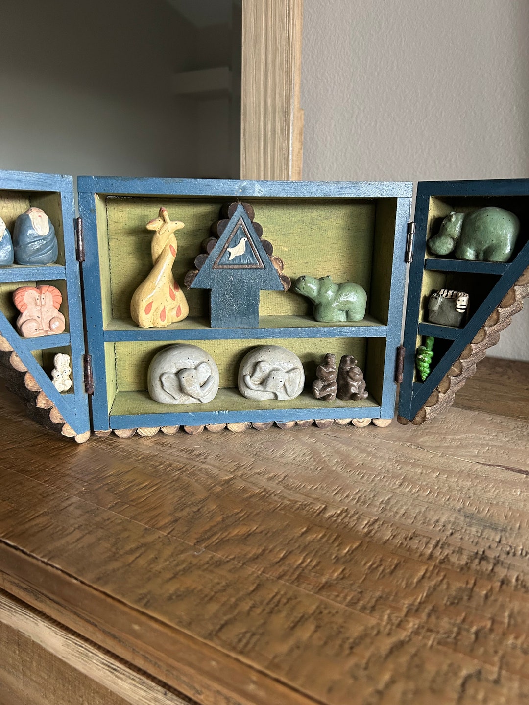 Vintage Rustic Noah’s Ark Decor-handcrafted - Etsy