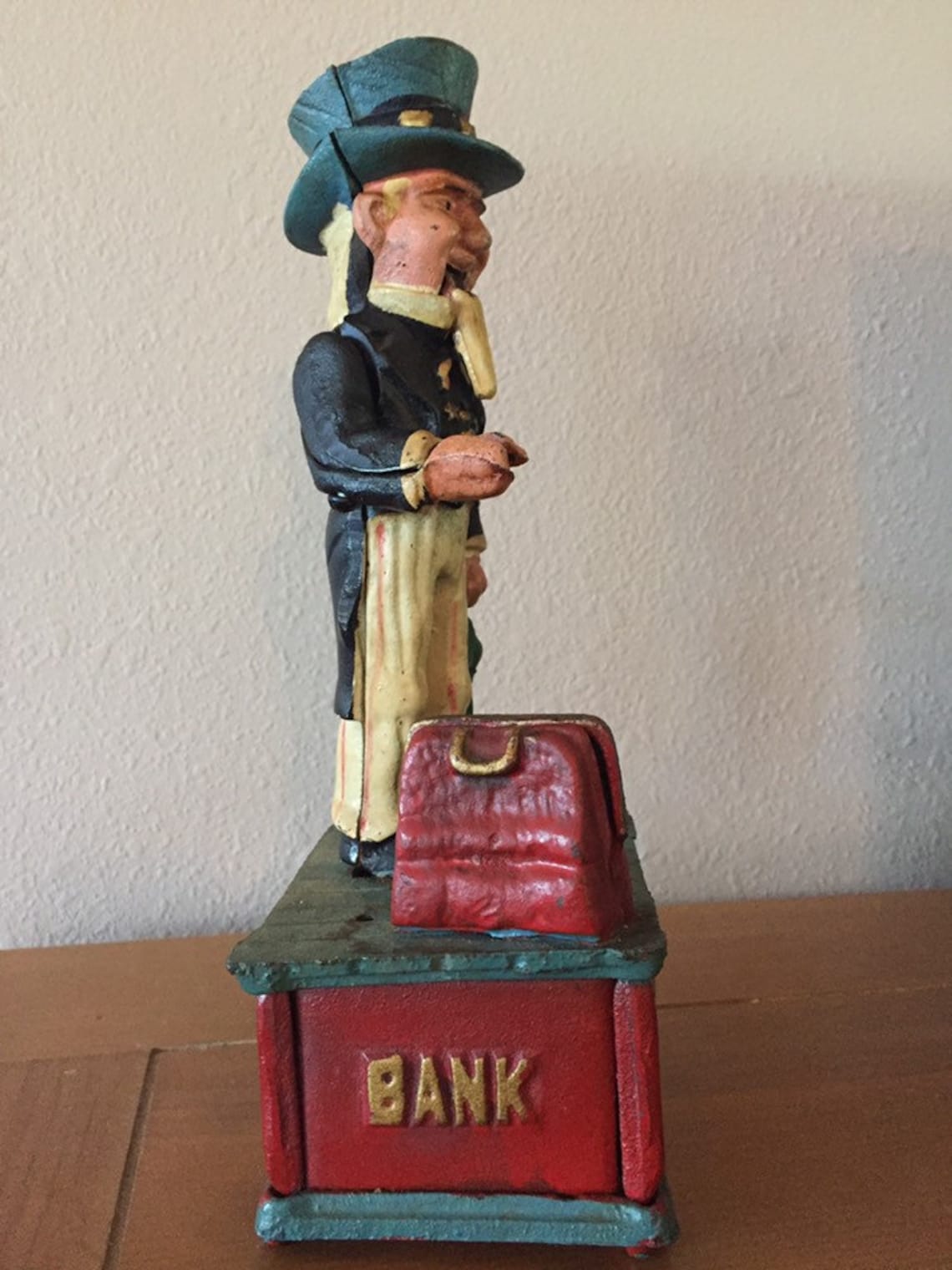 Cast Iron Uncle Sam Bank - Etsy