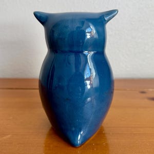 Vintage Ceramic Blue Owl - Etsy
