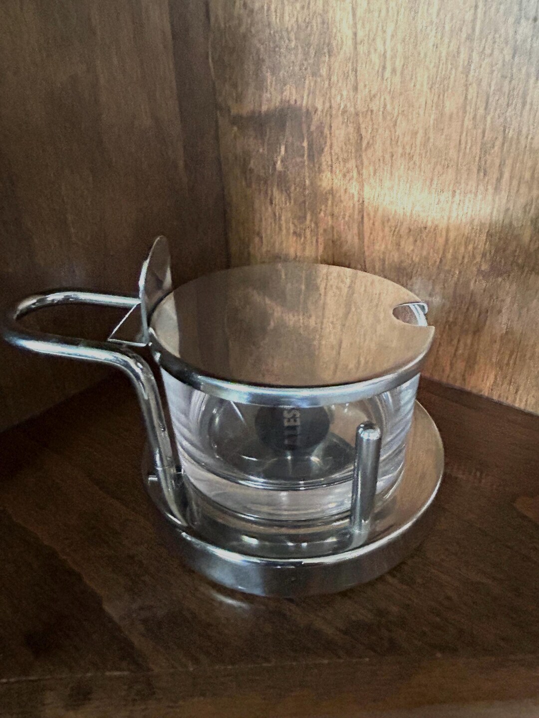 Alessi "ettore Sottsass" Stainless Steel & Glass Parmesan Cheese Cellar ...