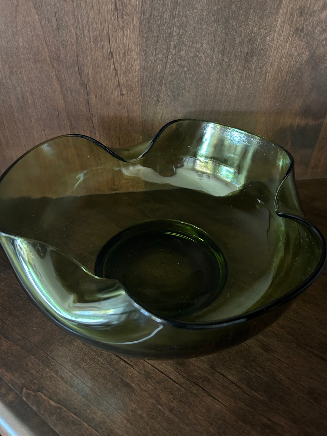 Vintage Anchor Hocking Glass Bowl - Etsy