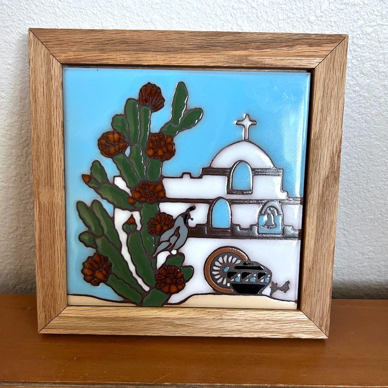 Mission Framed Tile - Etsy