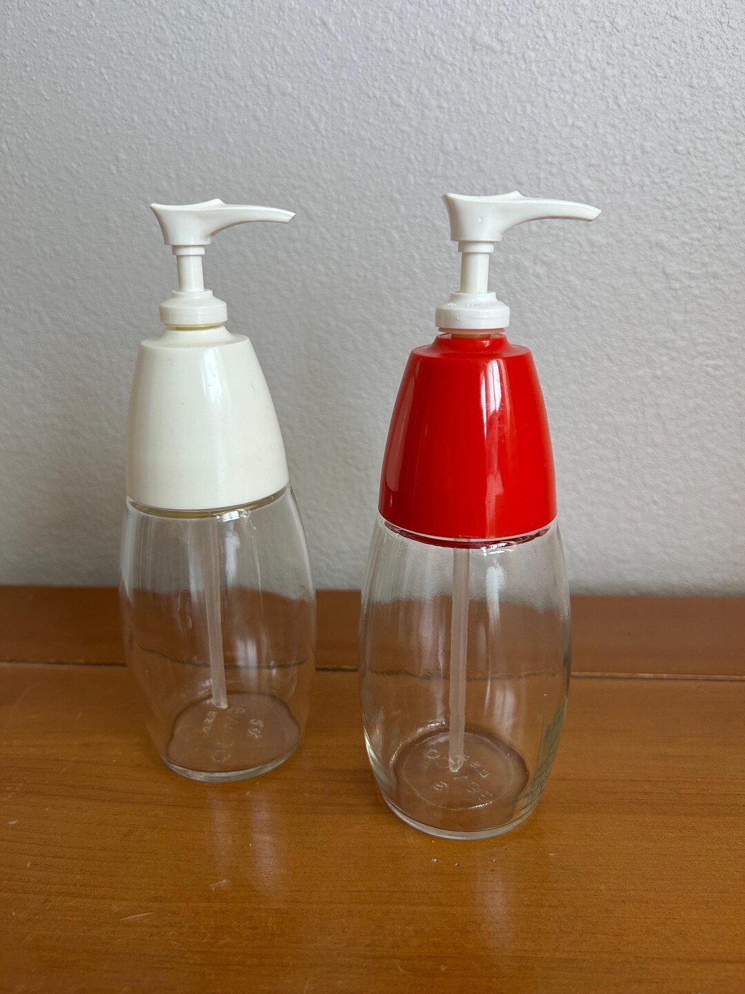 Vintage Pair Gemco Serving Ware Ketchup and Mayo/mustard Pump ...