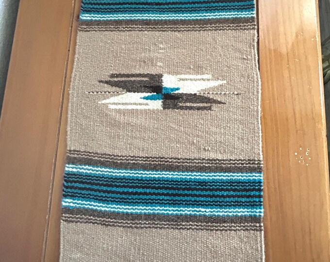 Small Woven Native American Style Textile Table Runner Wall Hanging ...