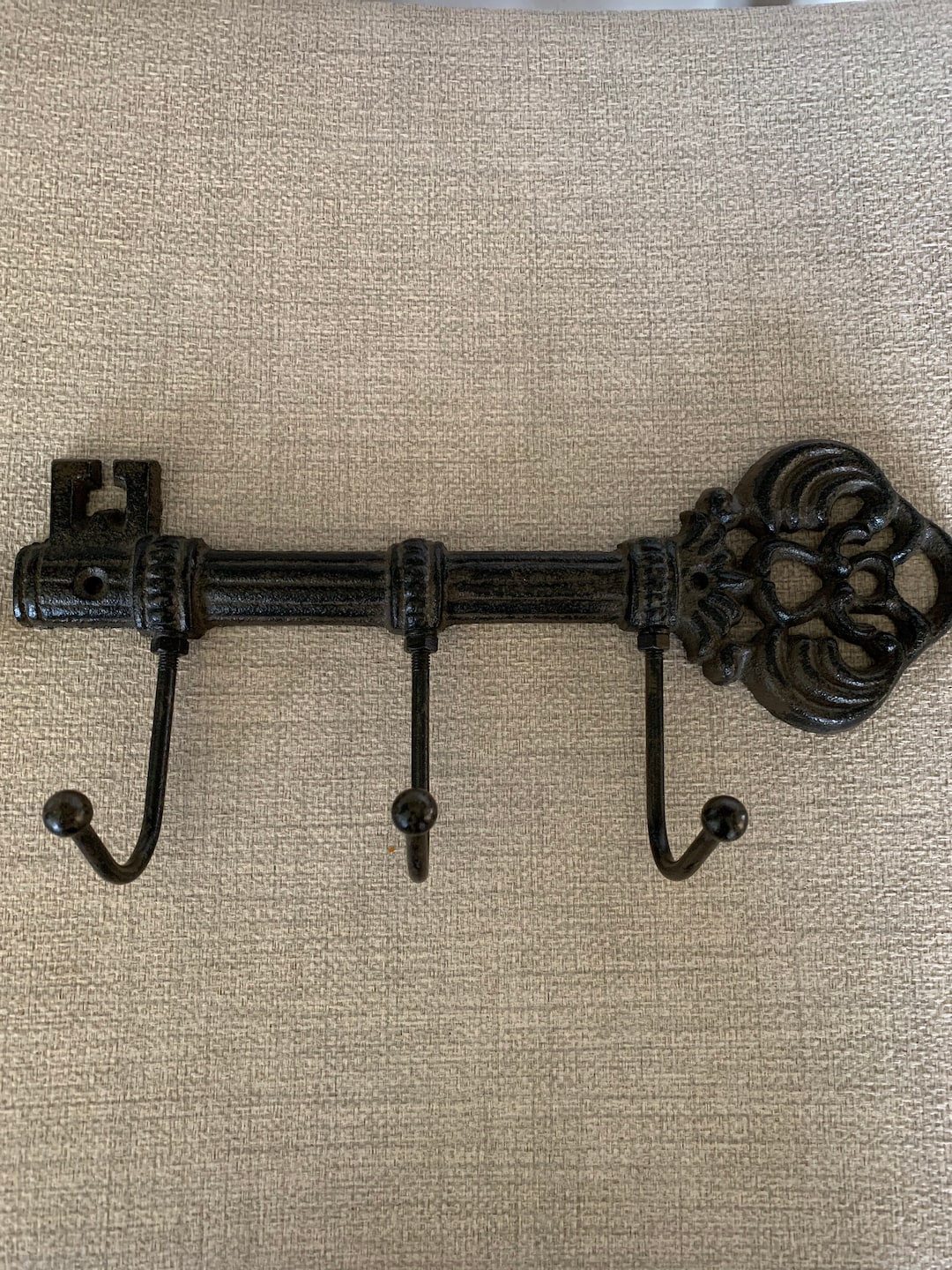 Vintage Wrought Iron Key Holder - Etsy