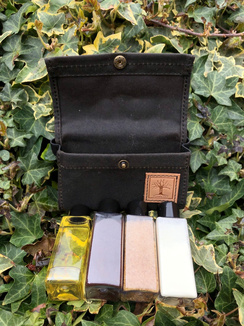 Waxed Cotton Container Wallet Bushcraft / Camping CONTAINERS - Etsy UK