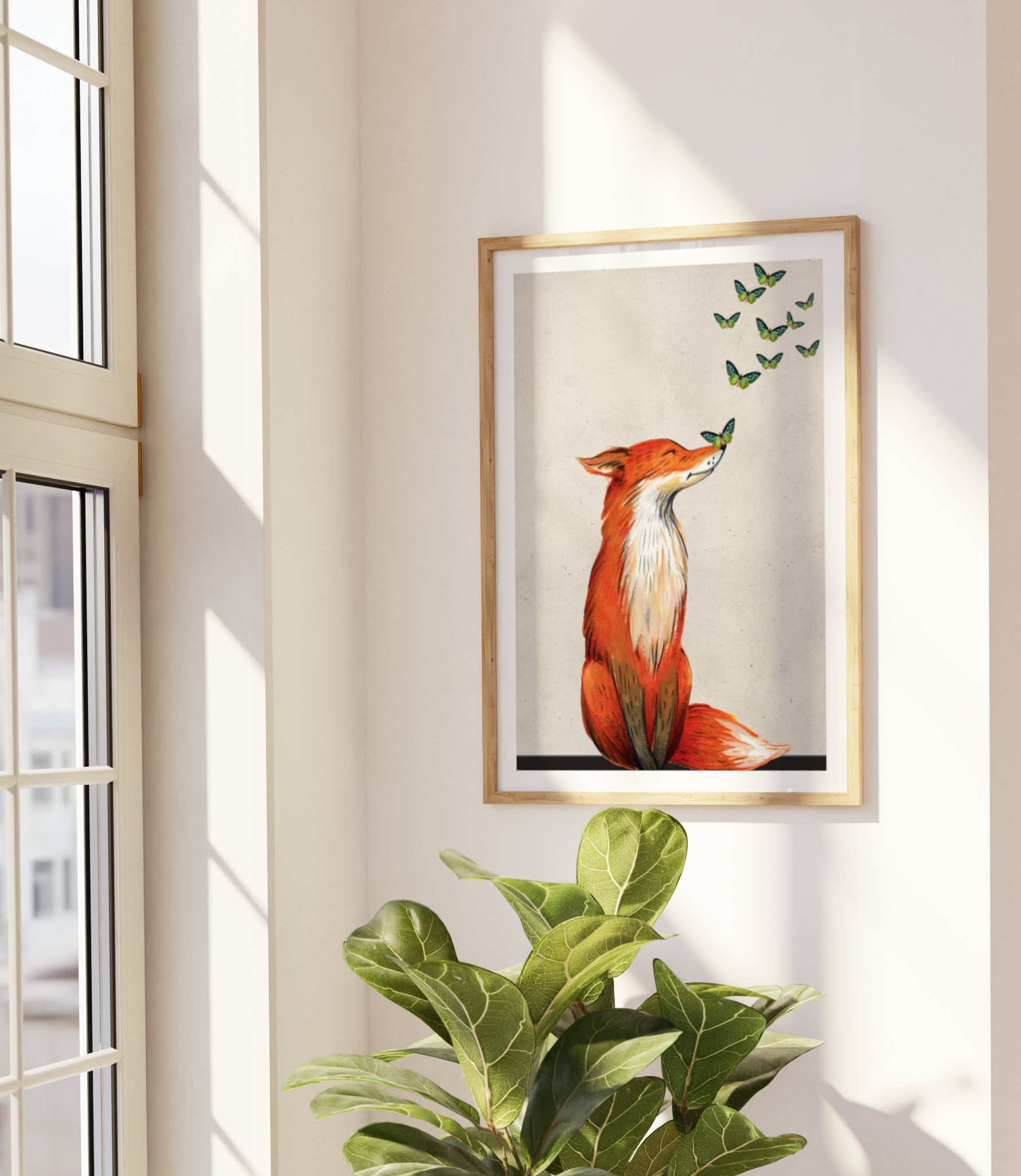 Poster Bild Fuchs Lieblingstag Poster Fuchs Wanddekoration Poster ...