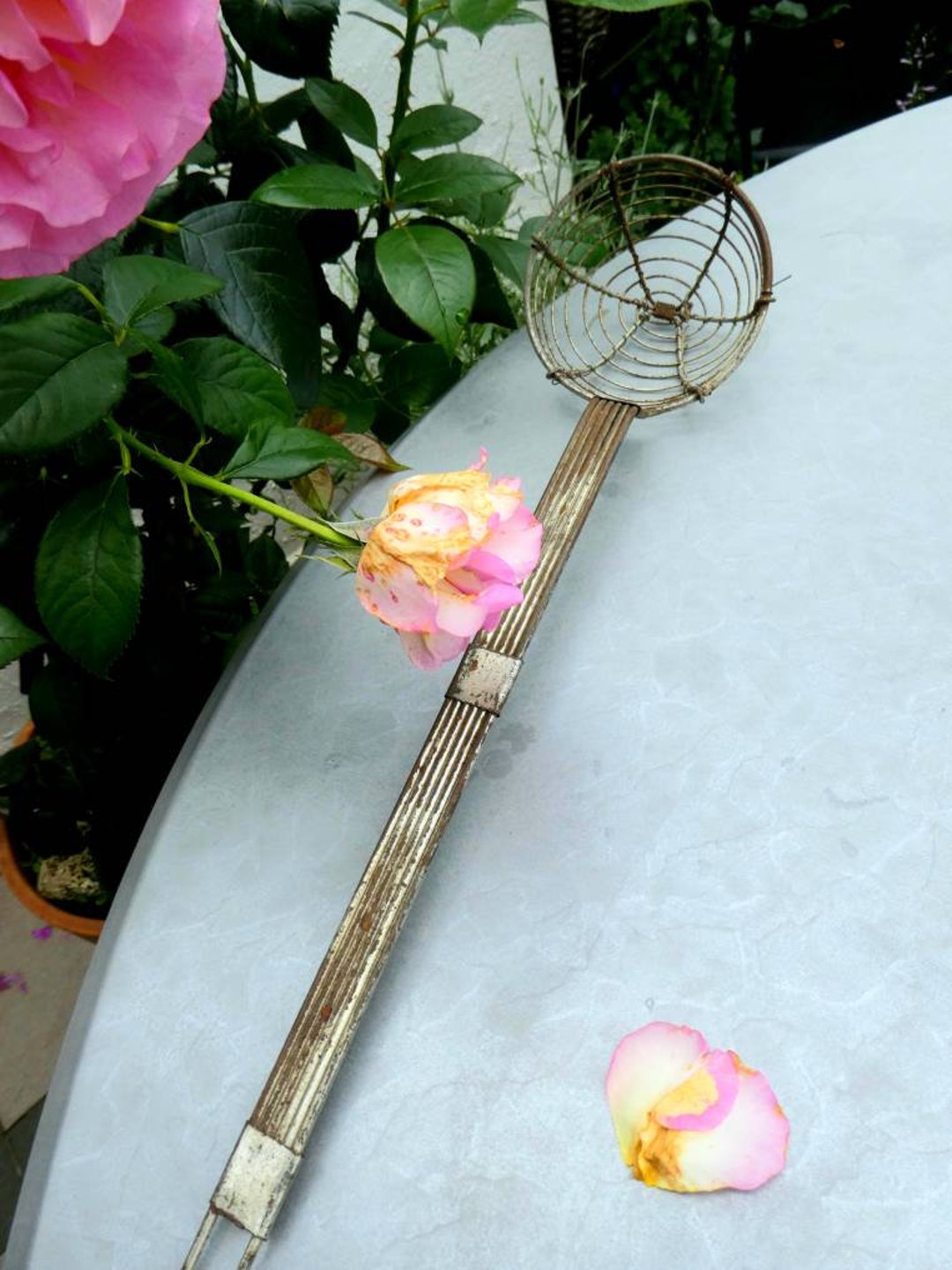 Old Sieve, Scoop Sieve, Ladle, Shabby Chic, Country House Style - Etsy