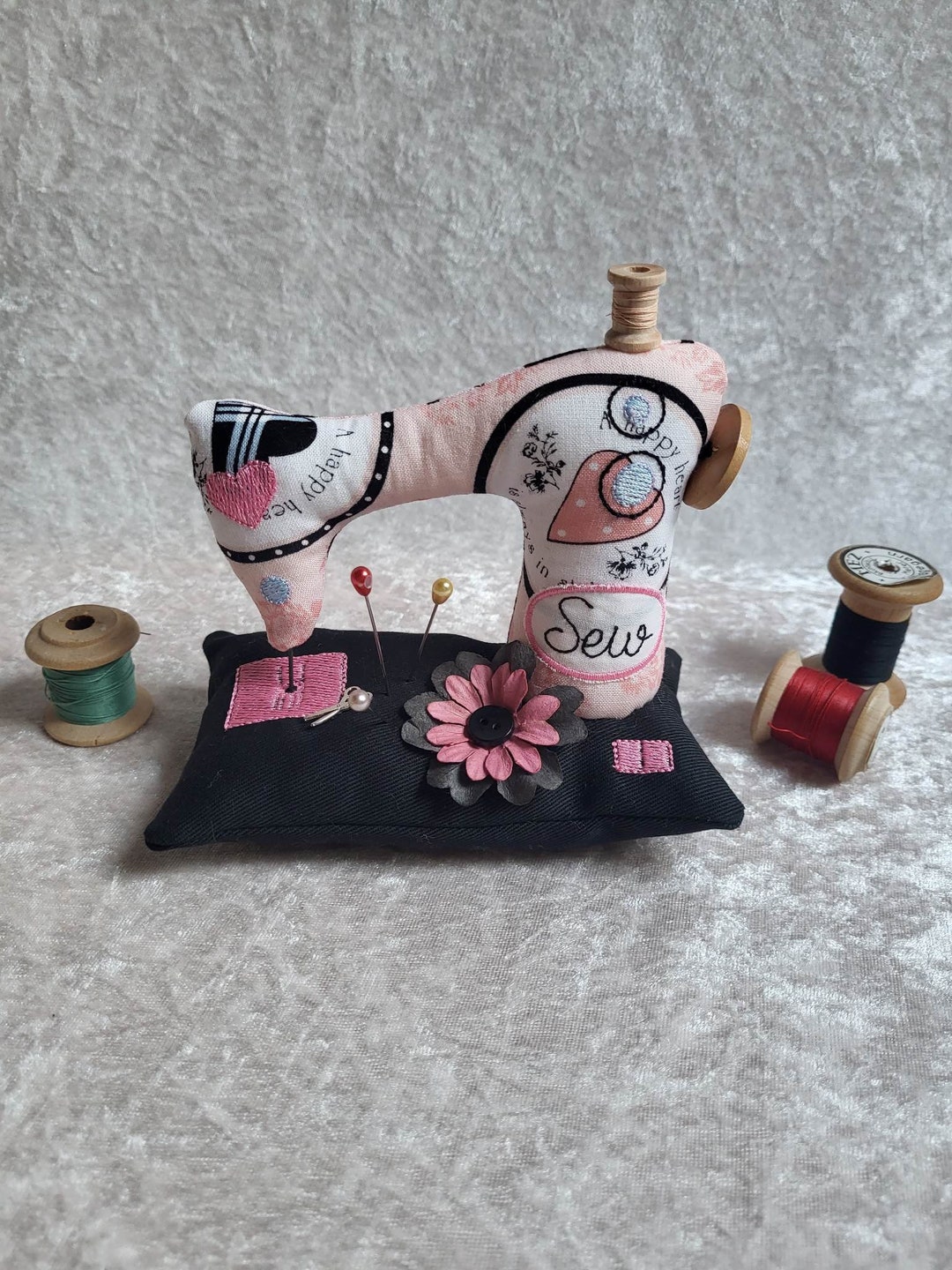 Decorative Sewing Machine / Mini Sewing Machine / Pin Cushion / Pen ...