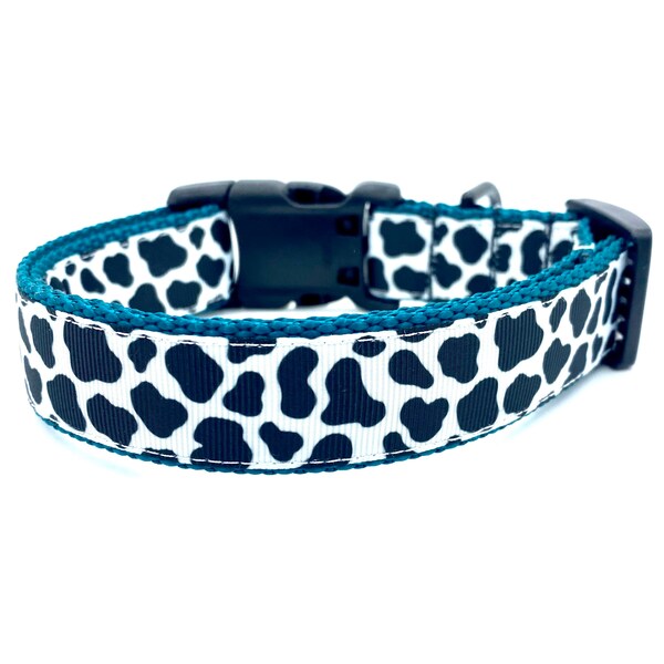 Cow Dog Collar - Etsy