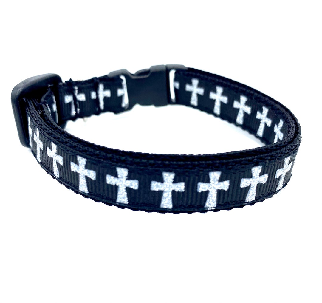 Glitter Crosses Breakaway Cat Collar - Etsy