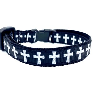Glitter Crosses Breakaway Cat Collar - Etsy