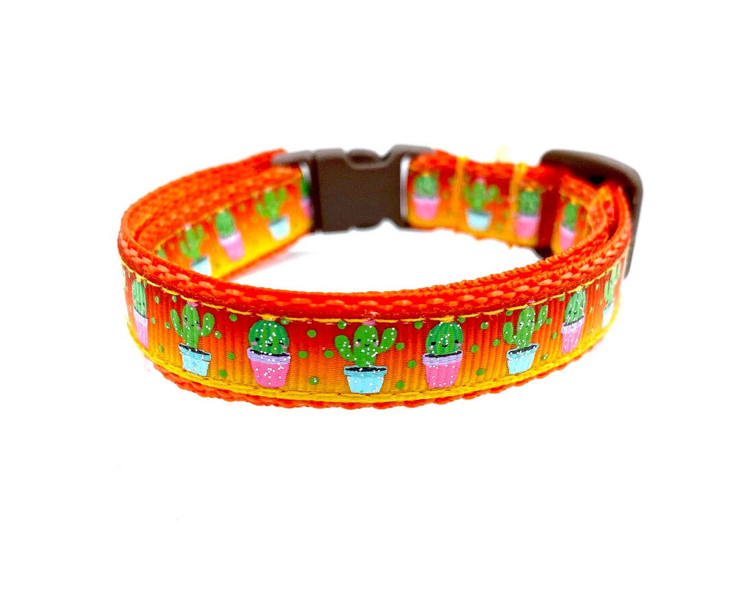 Cactus Breakaway Cat Collar - Etsy