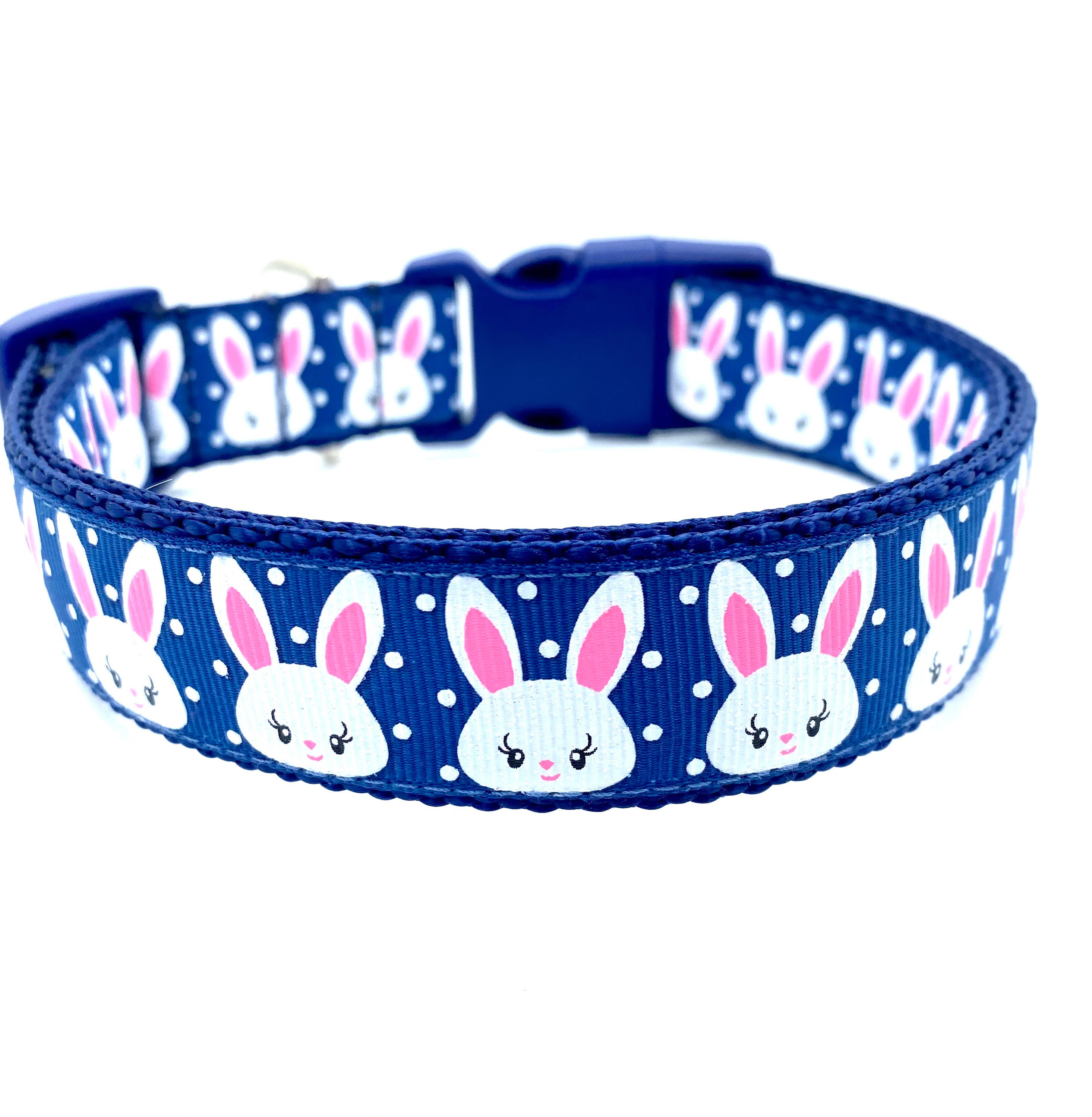 Bunny Rabbit Easter Seasonal Dog Collar - Etsy UK