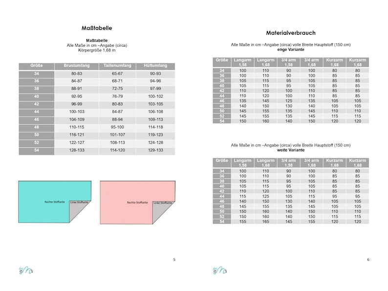 PDF Sewing Pattern for Women's Wrap-around Shirt, Sizes 34-54, Various ...