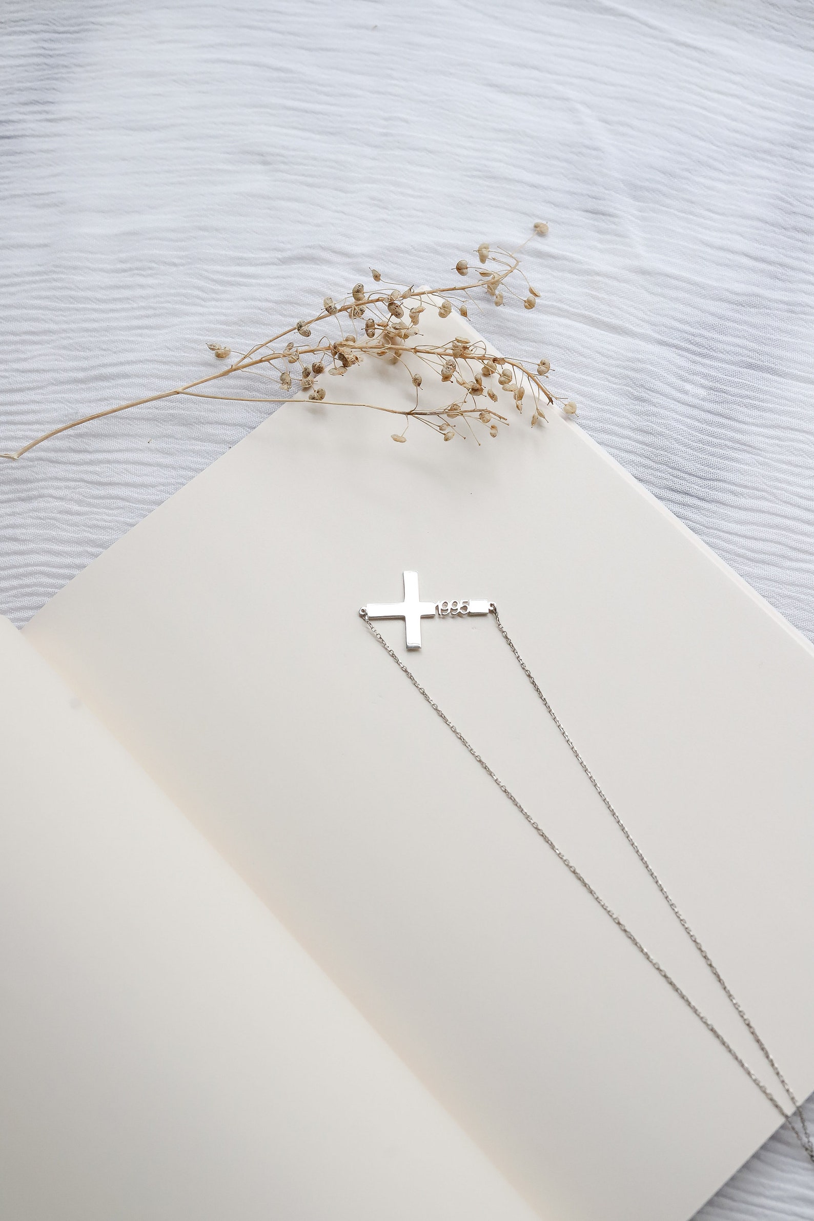 Name Cross Necklace, Modern Cross Necklace, Gold Name Cross Necklace ...