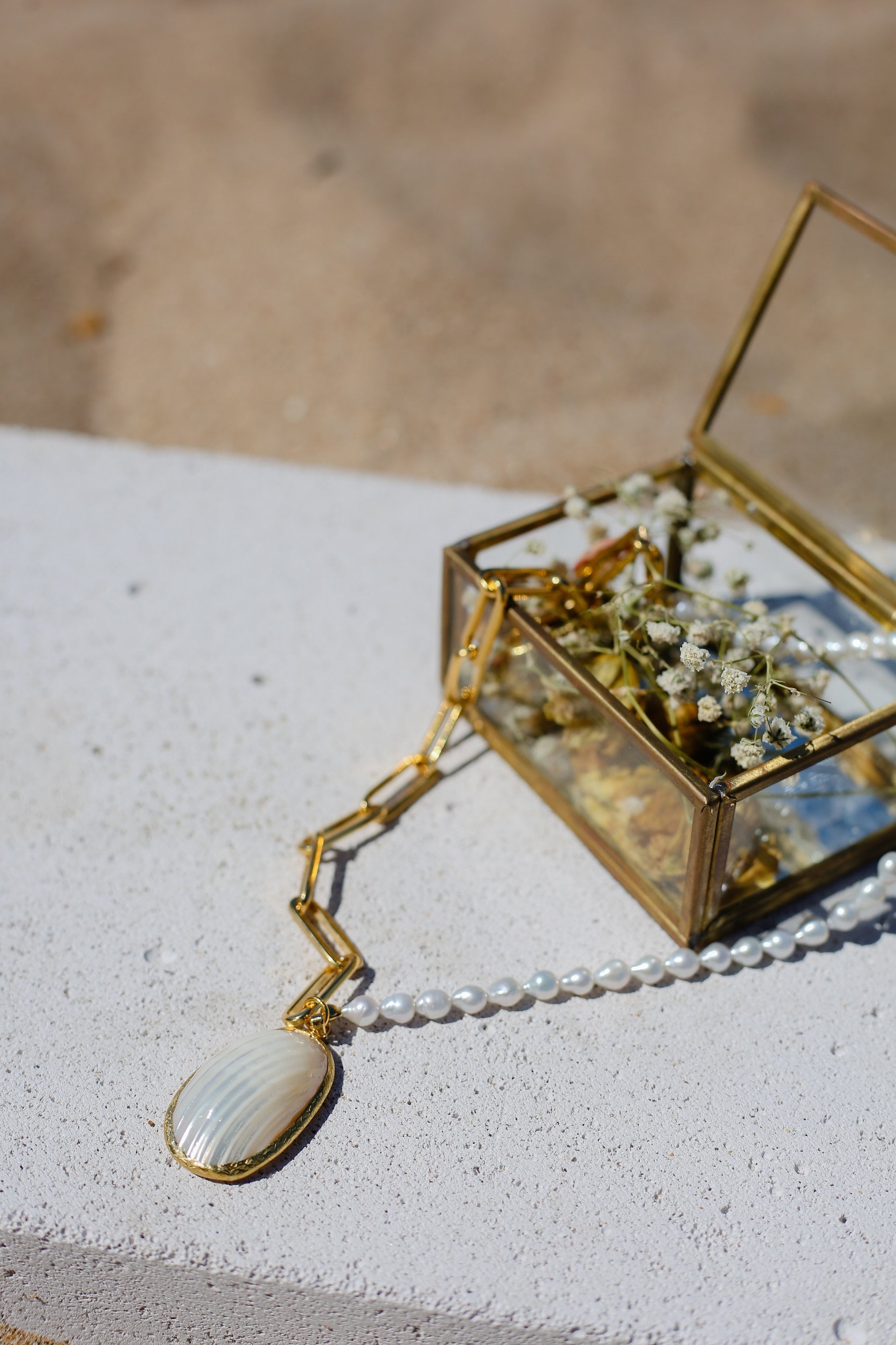 Natural Pearl Design Necklace Mother of Pearl Pendant | Etsy
