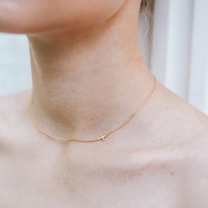 Vertical Horizontal and Side Cross Necklace Silver Cross - Etsy