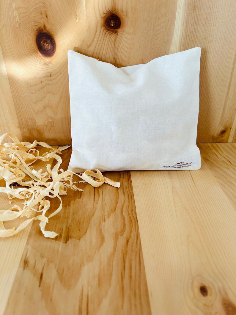 Organic Pine Pillow Natural Organic Cotton Pine Shavings Gift ...