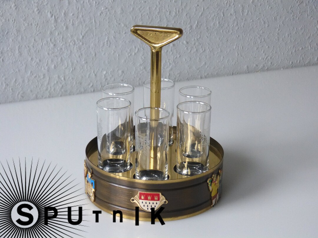 Cologne Shot Glasses From the 50s - Etsy